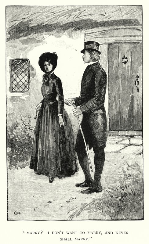 Illustration for Jane Eyre by Charlotte Bronte
