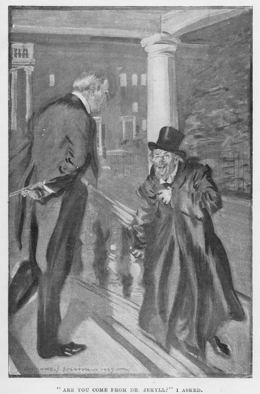 Illustration for Dr Jekyll and Mr Hyde by R L Stevenson