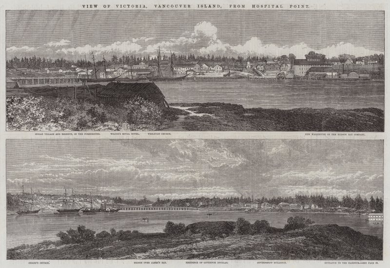 View of Victoria, Vancouver Island, from Hospital Point