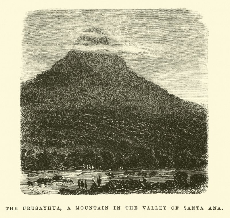 The Urusayhua, a Mountain in the Valley of Santa Ana