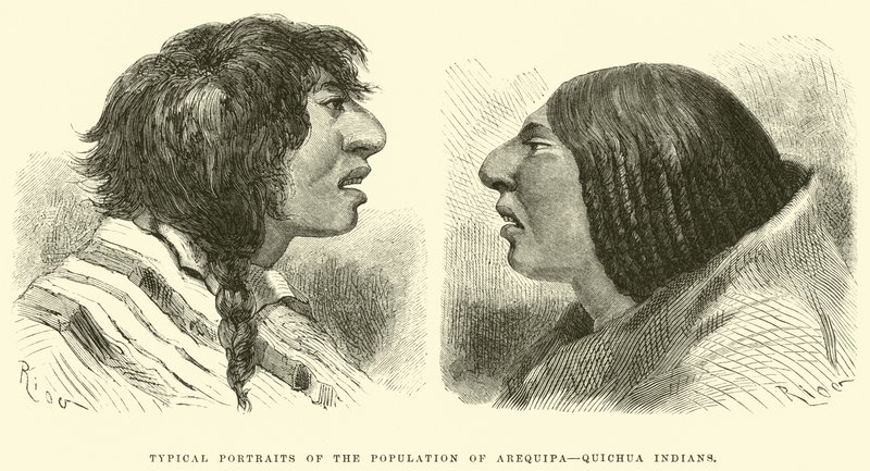 Typical Portraits of the Population of Arequipa, Quichua Indians