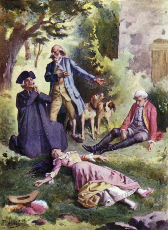 Dead, Dead! Said Patience, And There is the Murderer!. Illustration for ...
