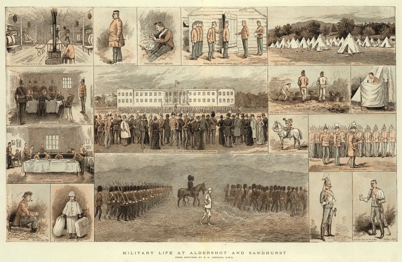 Military Life at Aldershot and Sandhurst