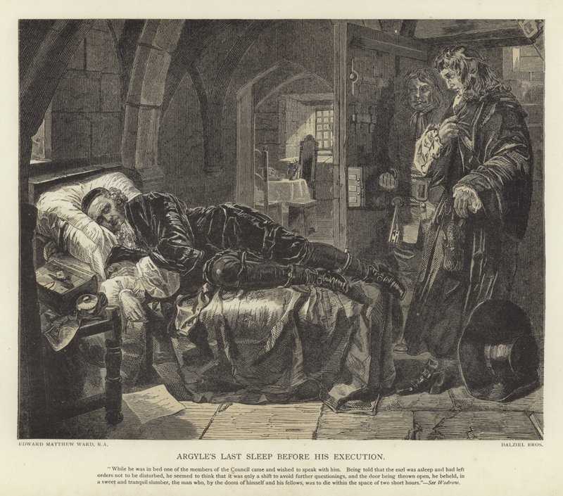 Argyle's Last Sleep Before His Execution