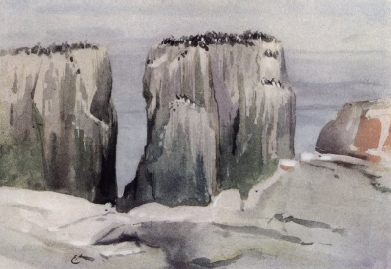 Guillemont Rocks by Edwin John Alexander: Fine art print