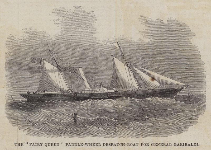 The Fairy Queen Paddle-Wheel Despatch-Boat for General Garibaldi