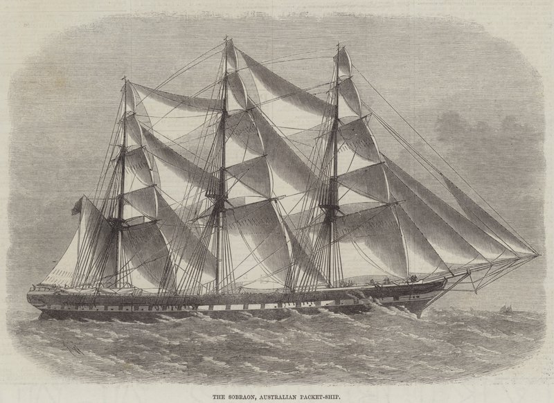 The Sobraon, Australian Packet-Ship by Edwin Weedon
