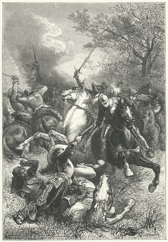 Cromwell's Ironsides fighting Royalist cavalry in the English Civil War ...