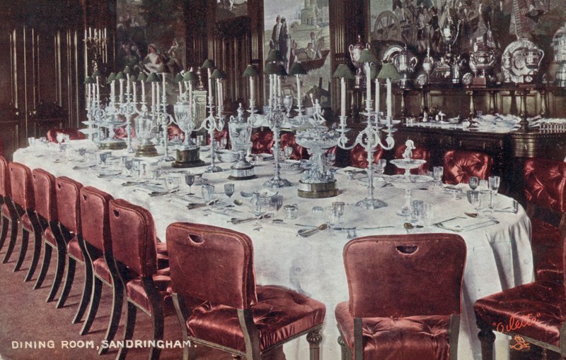 Dining Room at Sandringham House, Norfolk