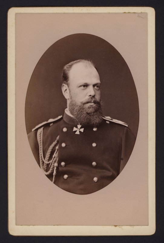 Portrait, Czar Alexander III of Russia