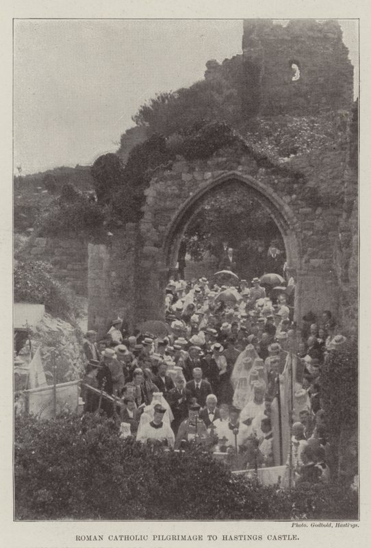 Roman Catholic Pilgrimage to Hastings Castle