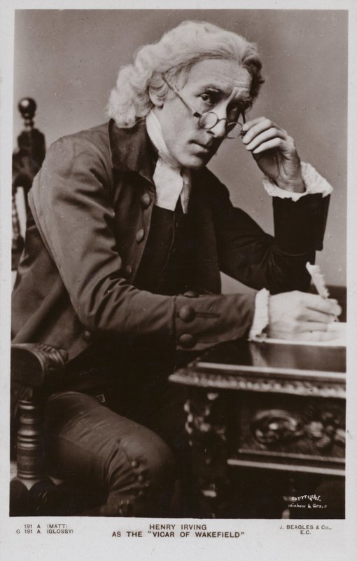 Sir Henry Irving by English Photographer: Fine art print