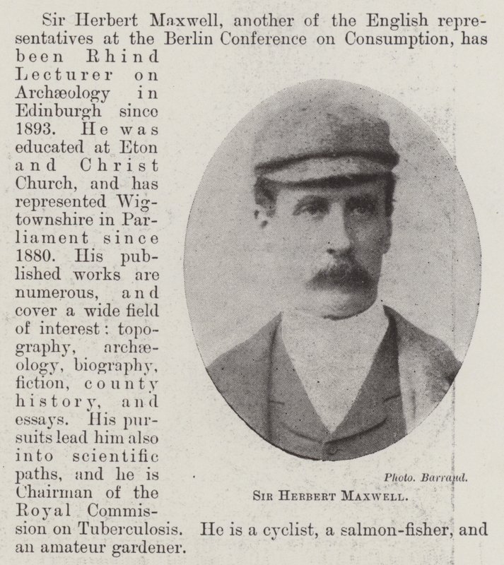 Sir Herbert Maxwell by English Photographer