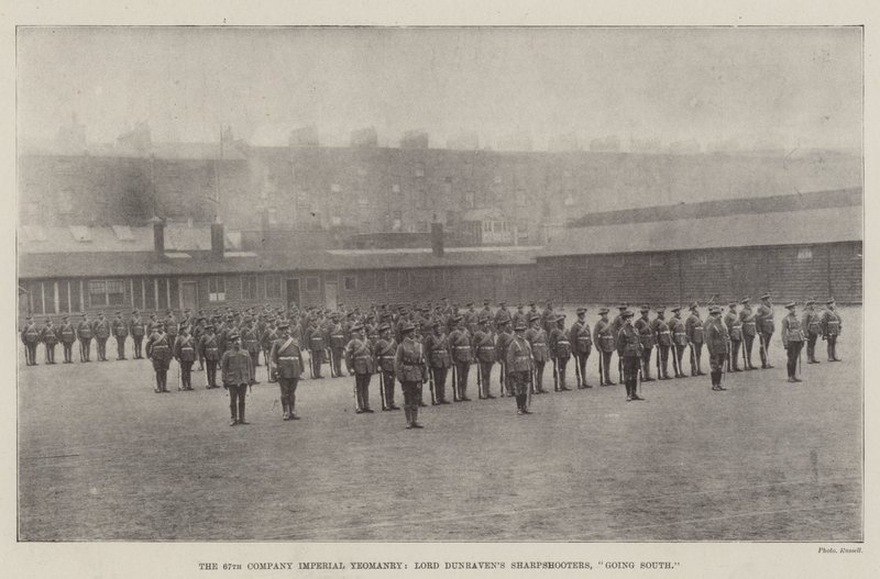 The 67th Company Imperial Yeomanry, Lord Dunraven's Sharpshooters ...