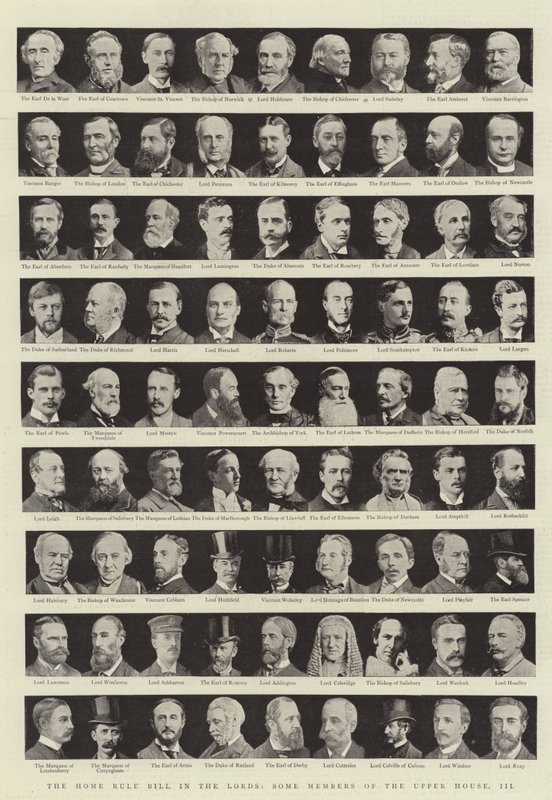 The Home Rule Bill in the Lords, Some Members of the Upper House, III