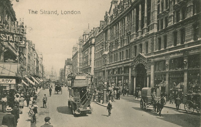 The Strand, London by English Photographer: Fine art print