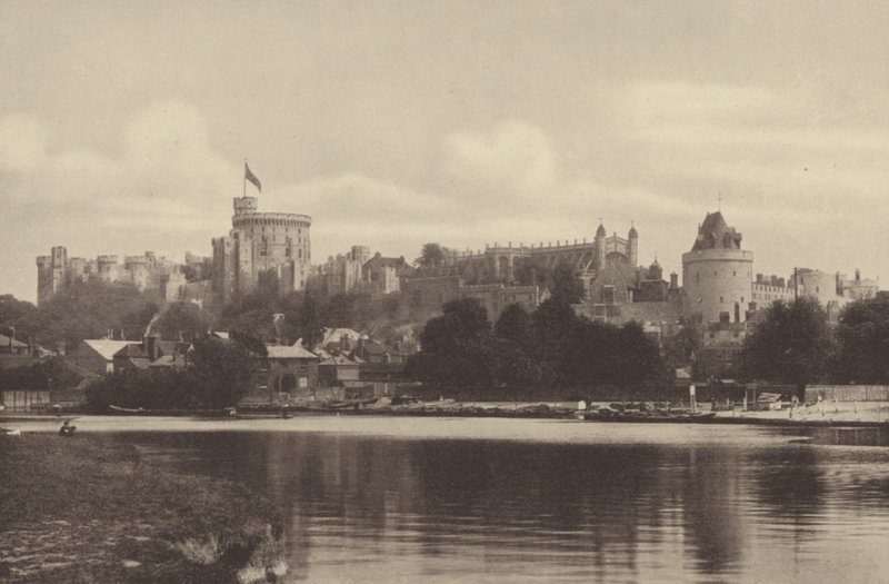 Windsor Castle, View from River by English Photographer