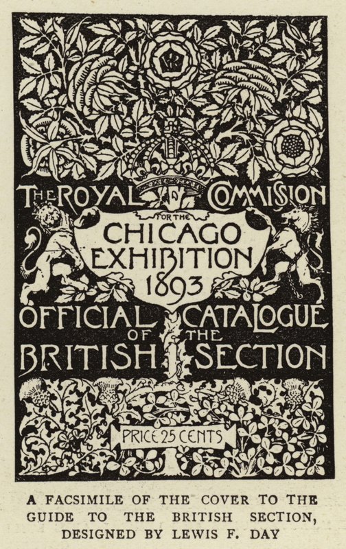 A Facsimile of the Cover to the guide to the British Section