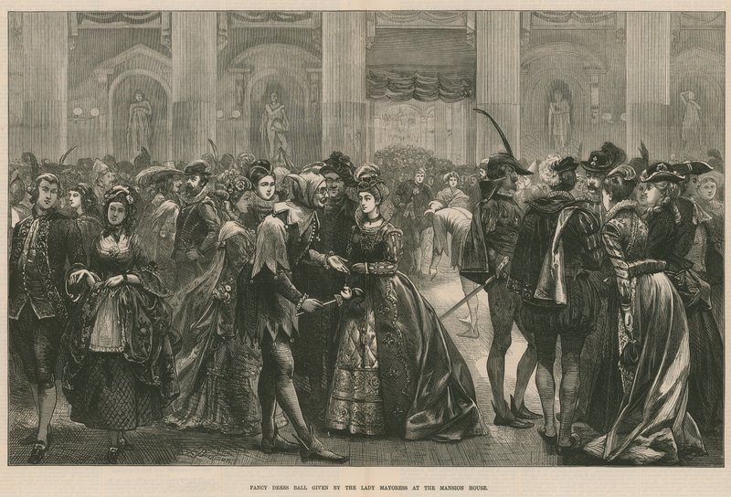 Fancy Dress Ball Given by the Lady Mayoress at the Mansion House