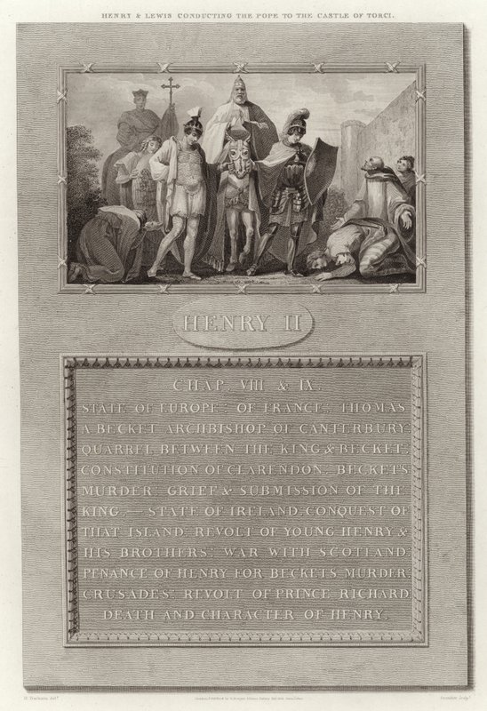 Henry and Lewis Conducting the Pope to the Castle of Torci