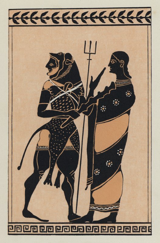 Hercules and Poseidon by English School: Fine art print