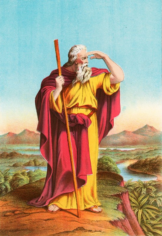 Moses And The Promised Land Moses Promised Land Hi Res Stock
