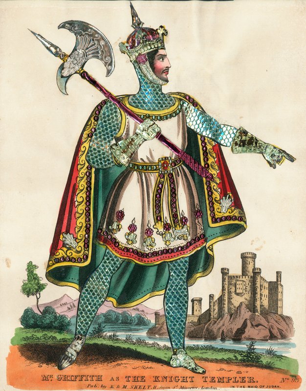 Mr Griffith as the Knight Templar in the Maid of Judah