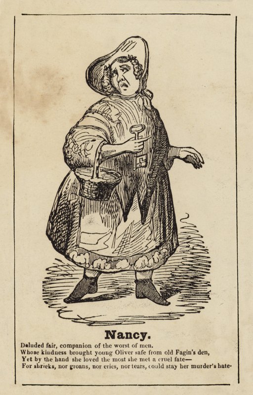 Nancy from Oliver Twist by English School: Fine art print