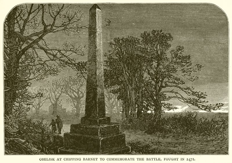 Obelisk at Chipping Barnet to Commemorate the Battle, Fought in 1471