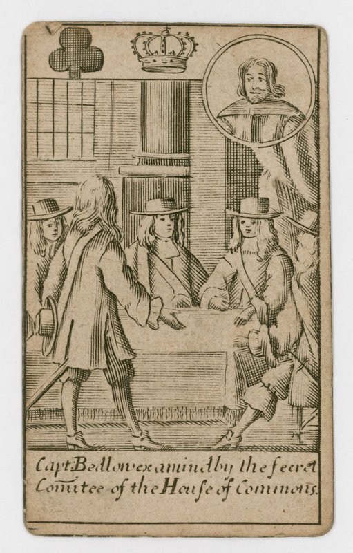Popish Plot Playing Card by English School: Fine art print