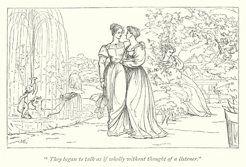 Shakespeare's Much Ado About Nothing; Hero and Ursula Discuss Beatrice ...