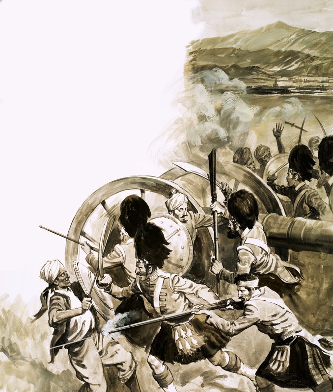 The Battle of Kandahar, fought on 1 September 1880