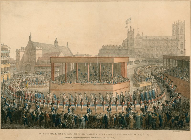 The Coronation Procession of King George IV, 19 July 1821