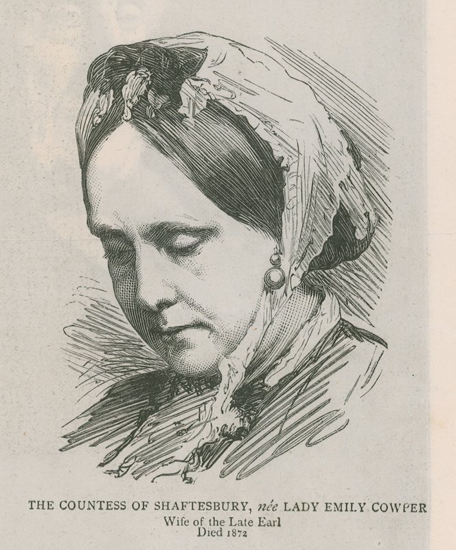 The Countess of Shaftesbury, nee Lady Emily Cowper