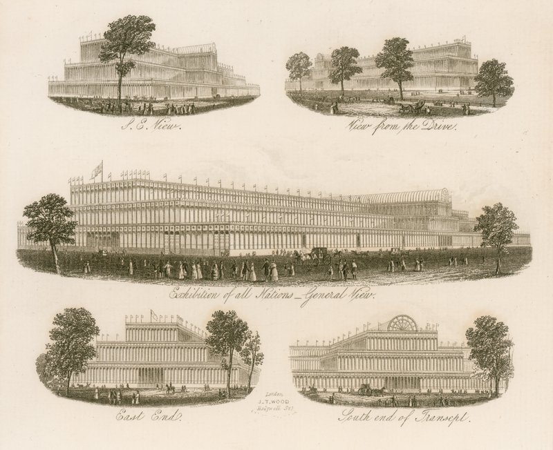 The Great Exhibition Building, Views from Different Angles