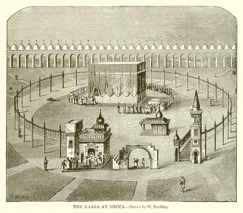 The Kaaba at Mecca by English School: Buy fine art print