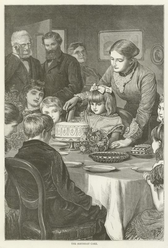 The Birthday Cake by English School: Buy fine art print