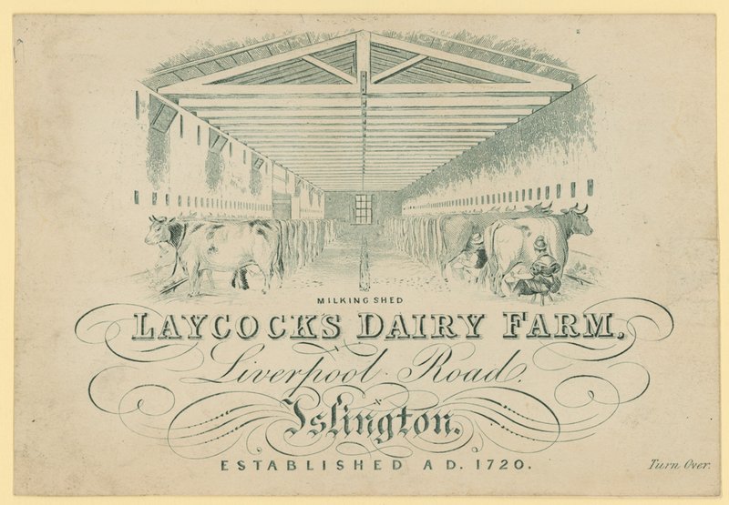 The milking shed, Laycocks Dairy Farm, Liverpool Road, Islington