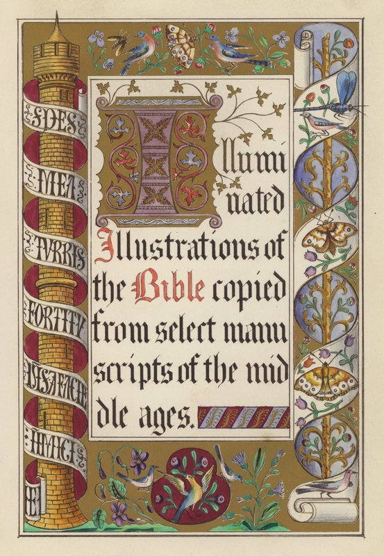 Title-page illustration for Illuminated Illustrations of the Bible