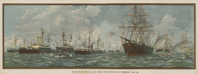 Types of the Navy at the Royal Naval Review at Spithead, 23 July