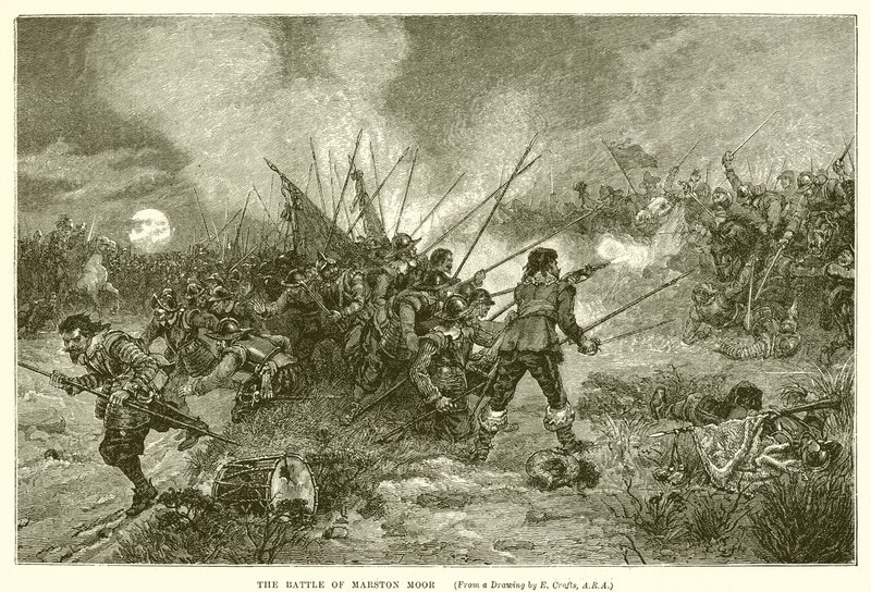 The battle of Marston Moor by Ernest Crofts