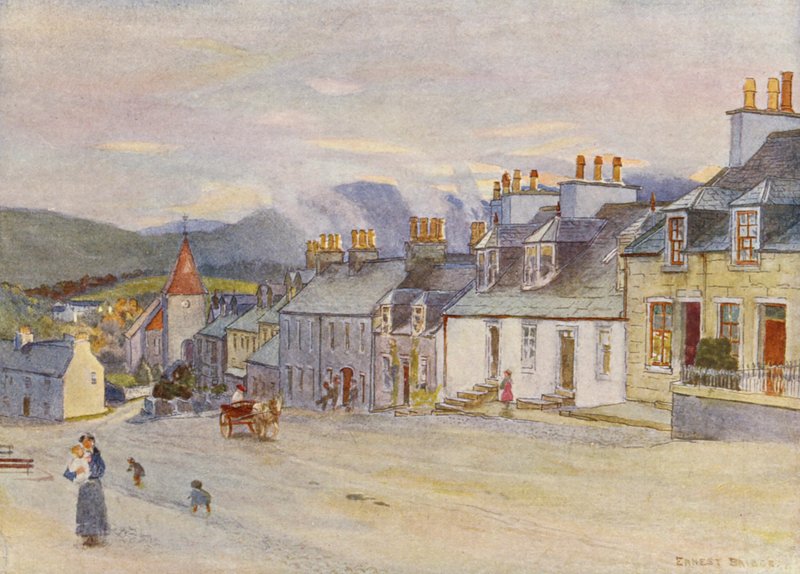 St John's Town of Dalry by Ernest Edward Briggs