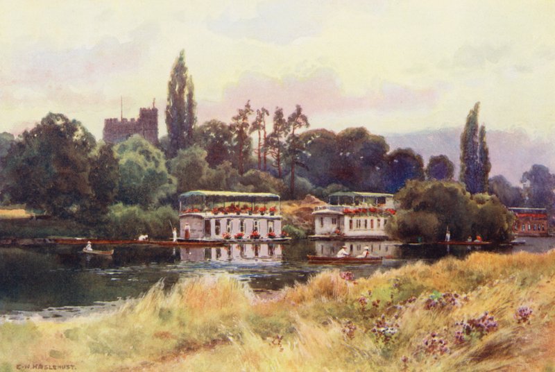 River Thames: Bray by Ernest William Haslehust