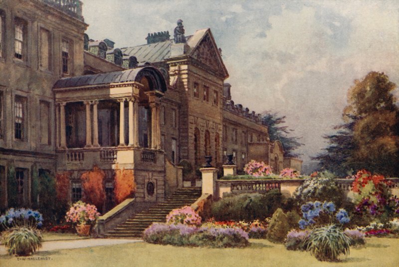 Welbeck Abbey by Ernest William Haslehust: Fine art print