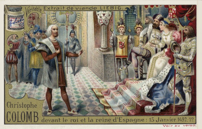 Christopher Columbus Before the King and Queen of Spain, 15 January 1492