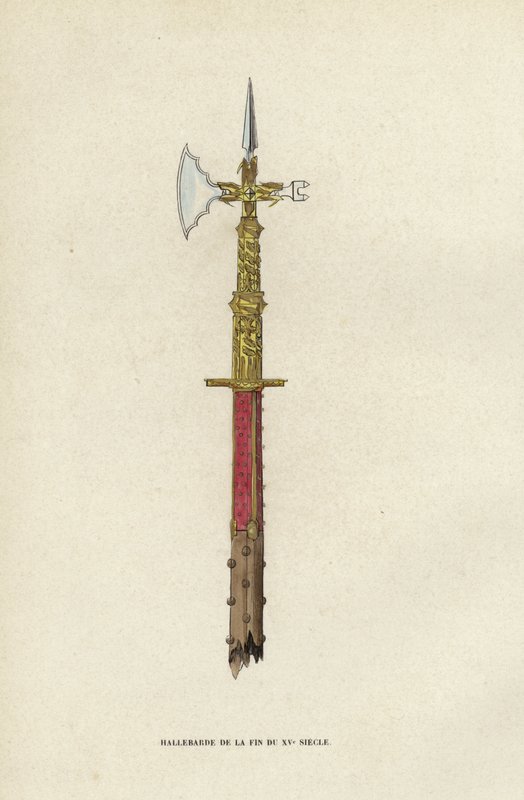 Halberd from the Late 15th Century by European School