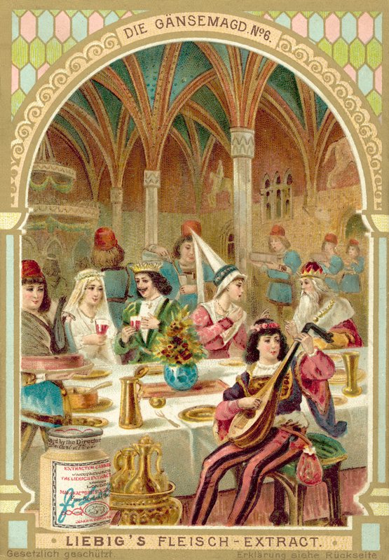 Scene from the Brothers Grimm fairy tale The Goose Girl