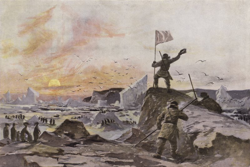 Scottish Explorer Thomas Simpson Discovering Victoria Land in the ...