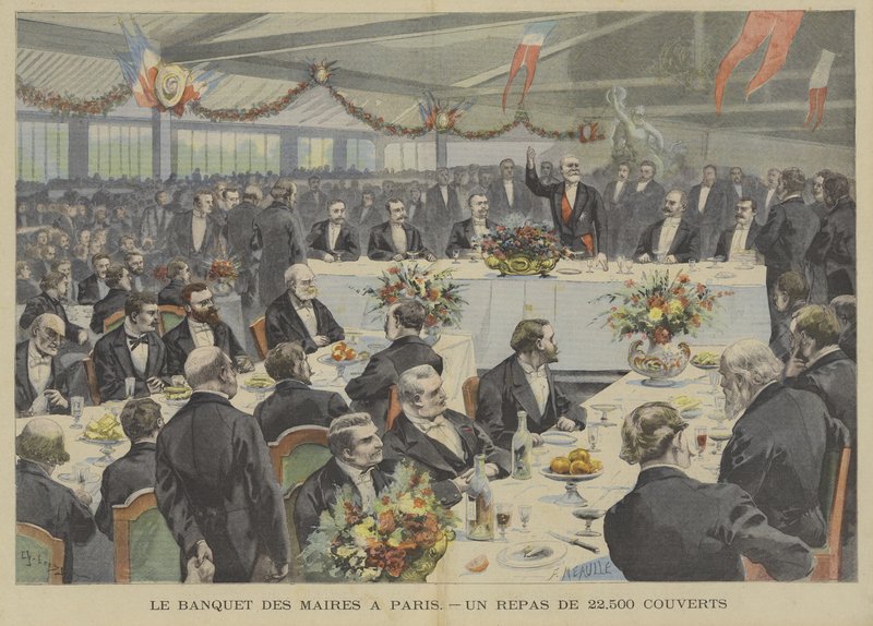 Mayor's Banquet in Paris: A Meal for 22,500