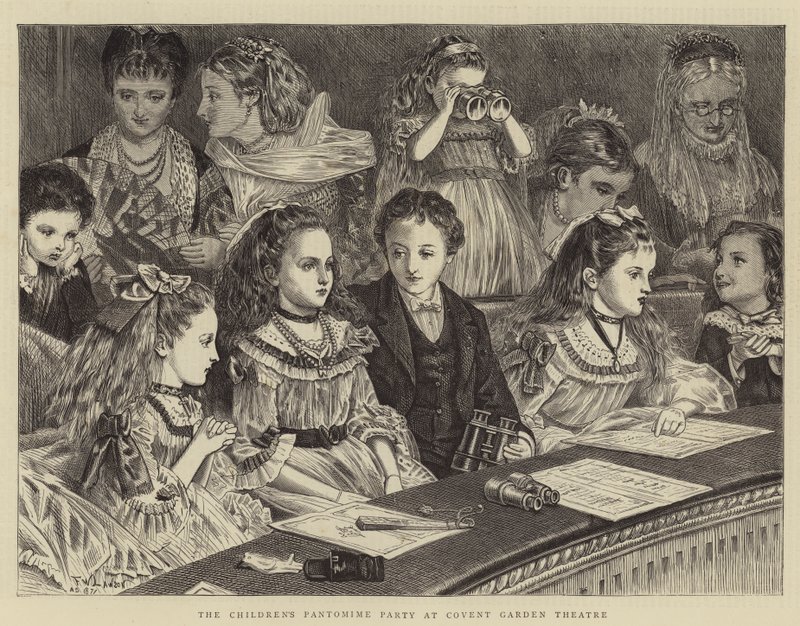 The Children's Pantomime Party at Covent Garden Theatre